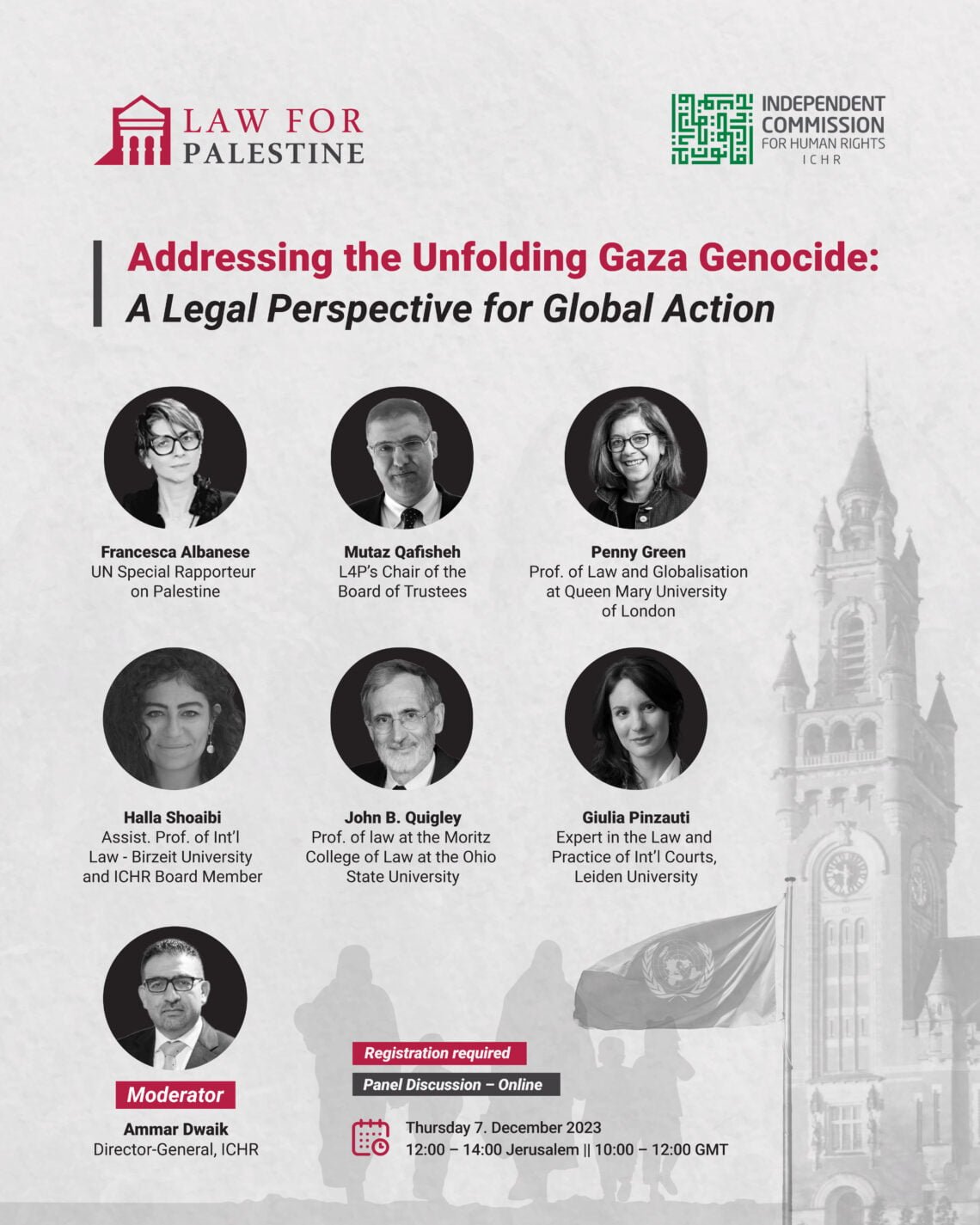Webinar: Addressing the Unfolding Gaza Genocide: A Legal Perspective ...