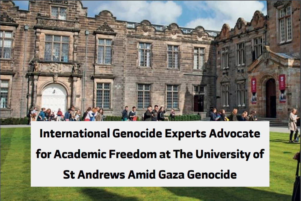 International Genocide Experts Advocate for Academic Freedom at The ...